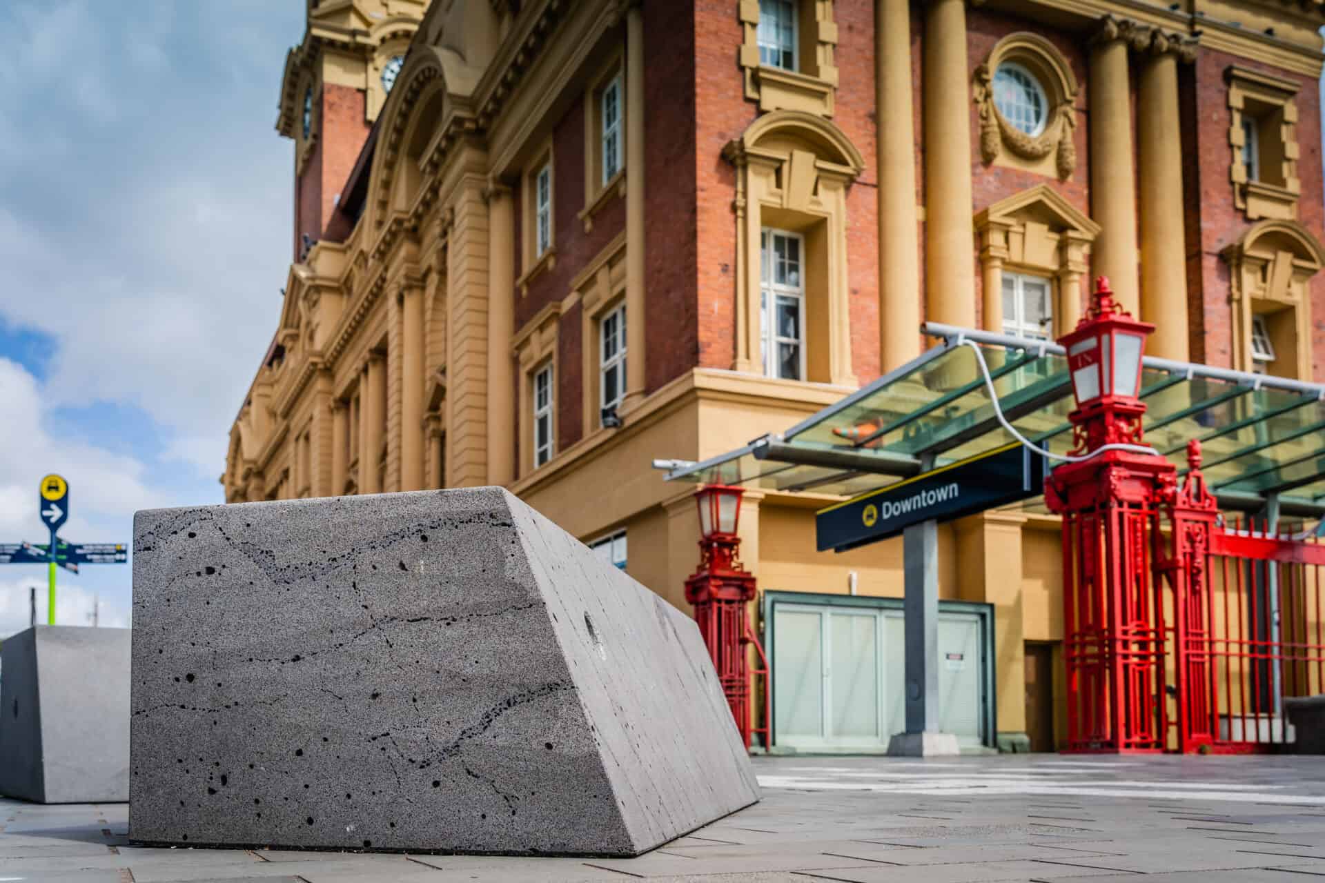 Auckland Central Seats and Fountains – Timaru Bluestone Industries Limited